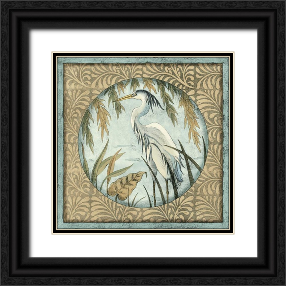 Slocum, Nancy 15x15 Black Ornate Wood Framed with Double Matting Museum ...