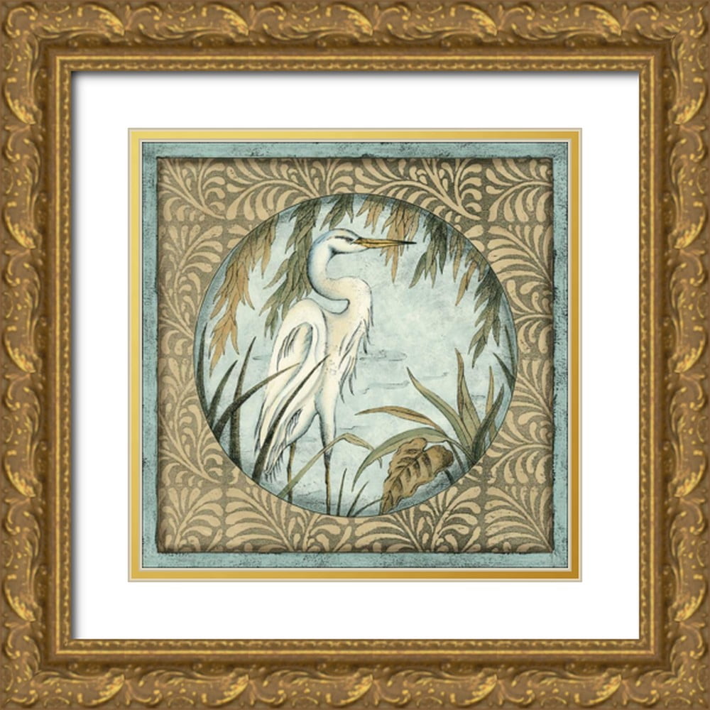 Slocum, Nancy 15x15 Gold Ornate Wood Framed with Double Matting Museum ...