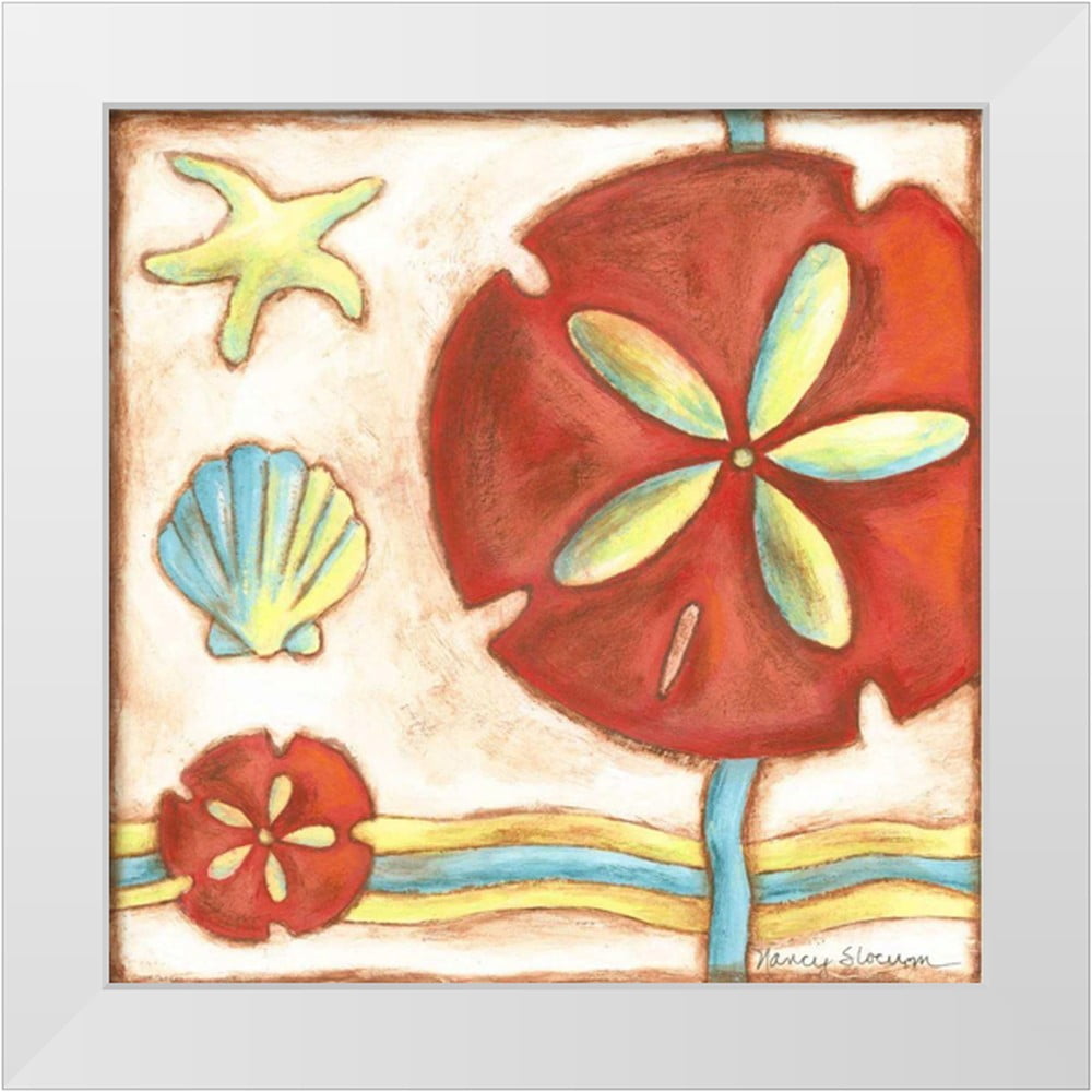 Slocum, Nancy 15x15 White Modern Wood Framed Museum Art Print Titled ...