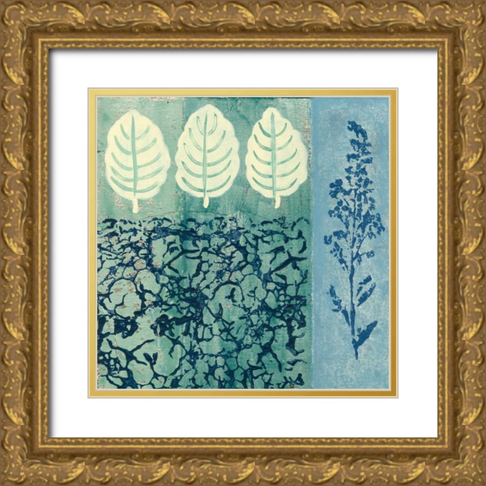 Slocum, Nancy 20x20 Gold Ornate Wood Framed with Double Matting Museum ...