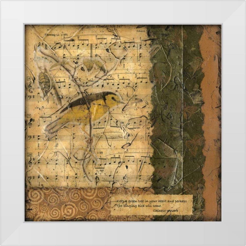 Slocum, Nancy 20x20 White Modern Wood Framed Museum Art Print Titled ...