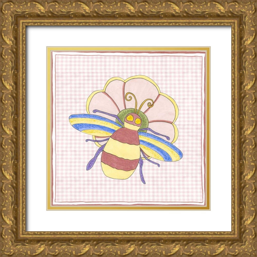 Slocum, Nancy 26x26 Gold Ornate Wood Framed with Double Matting Museum ...