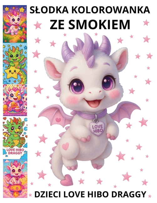Slodka Kolorowanka Ze Smokiem Dzieci Love Hibo Draggy: Uroczy Prezent ...