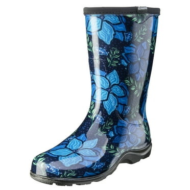 Sloggers Waterproof Garden Rain Boots, Mid-Calf Mud Boots with Comfort ...