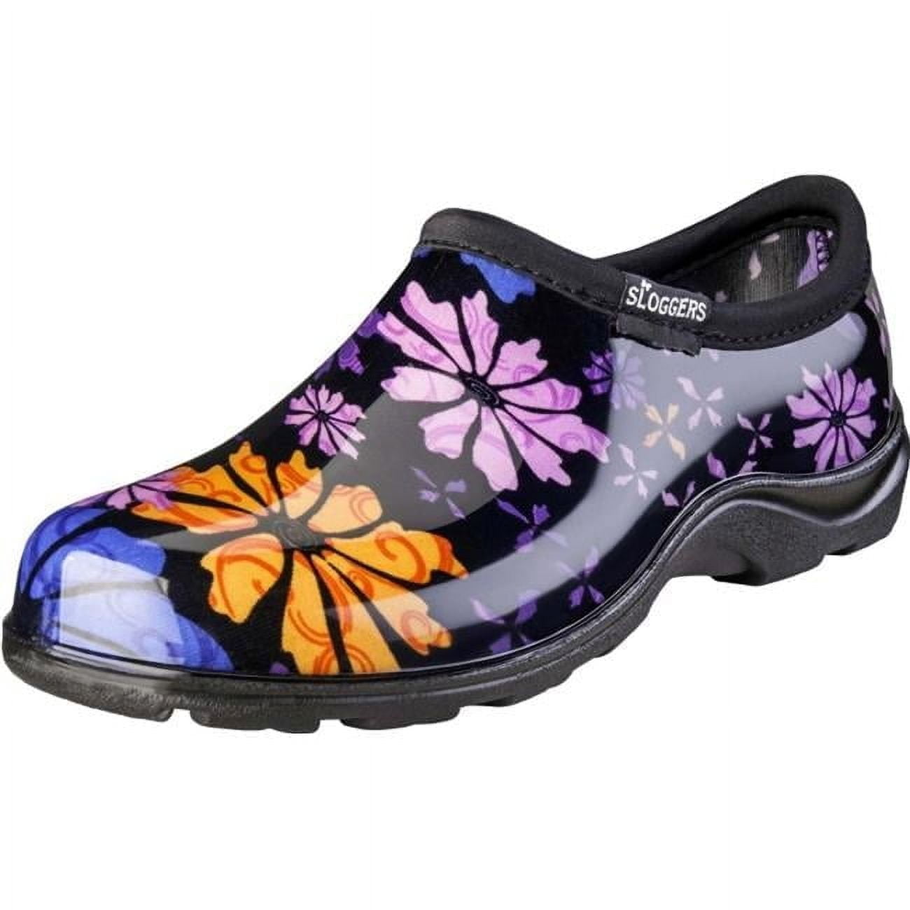 Sloggers 5116FP08 Size 8 Womens Flower Power Waterproof Shoe - Walmart.com