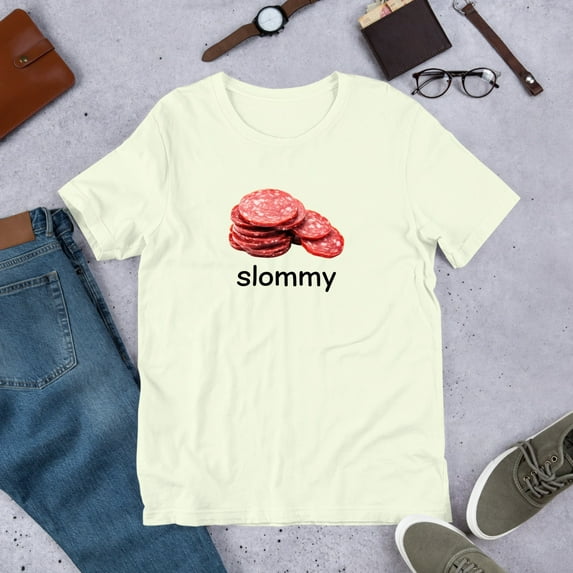 Slommy Salami, Funny Meme Shirt, Ironic Shirt, Shirt Joke Gift, Oddly ...