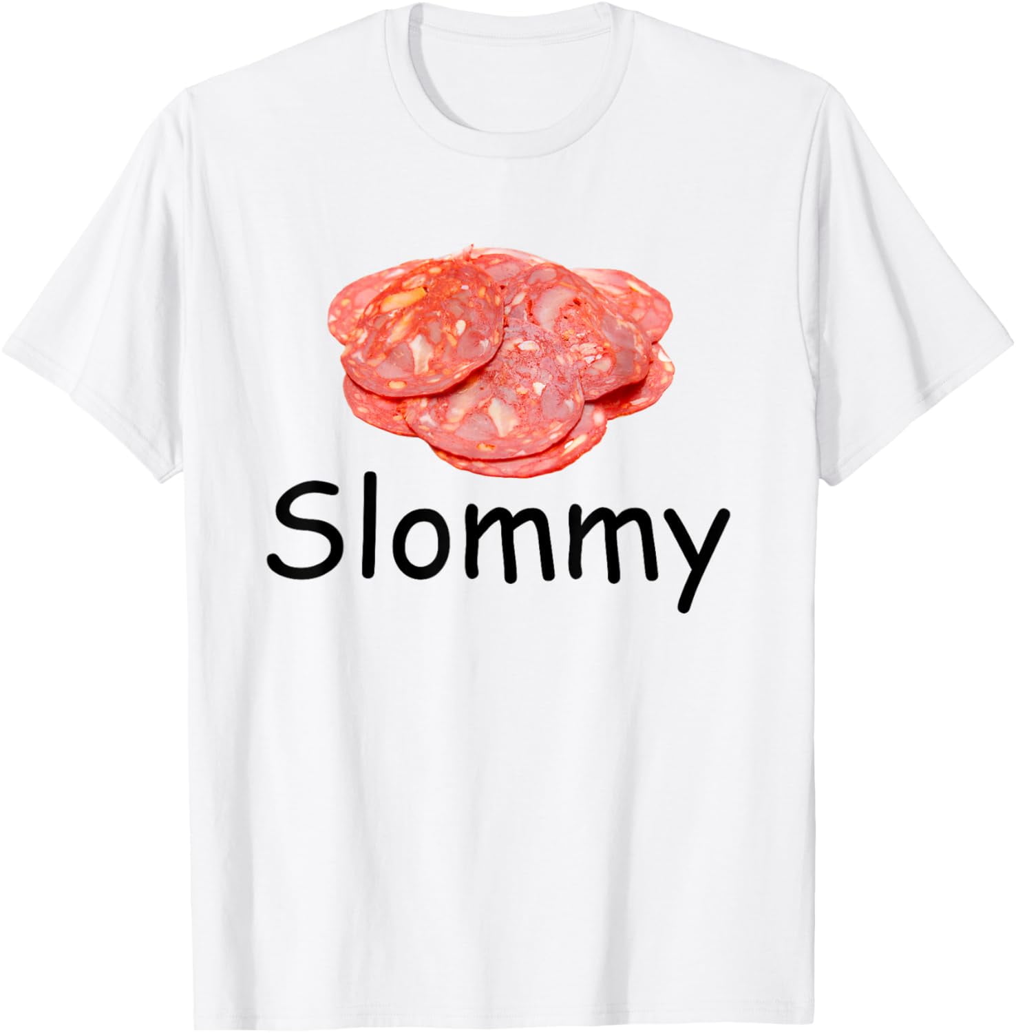 Slommy Salami Meme Gen Z Misspelled Weird Joke Funny Silly T-Shirt ...
