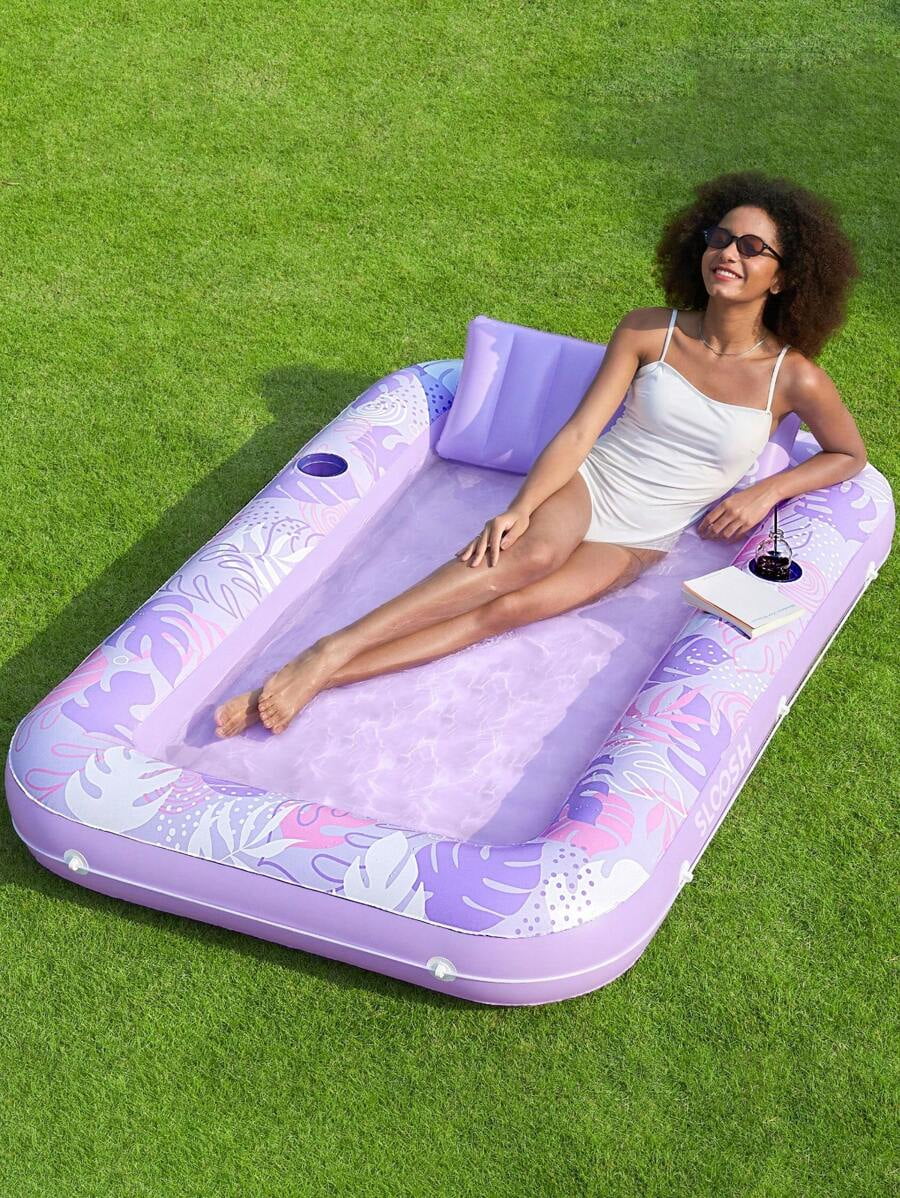 Sloosh Sloosh 70" X 46" Swimming Pool Floating Tanning Pool Hammock ...