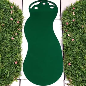 Indoor/Outdoor Putting Green Mat with 3 Holes, Stainless Steel Cups ...