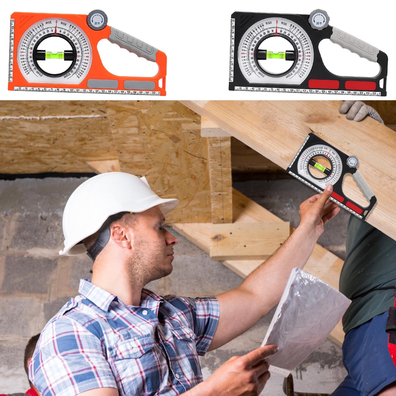 Slope Measuring Scale Inclinometer | Multi-Angle Digital Angle Finder ...