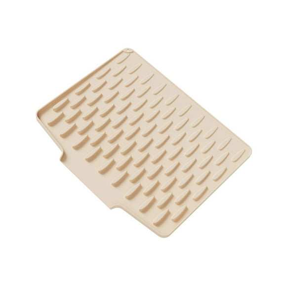 Sloped Silicone Countertop Drain Mat Slanted Design For Quick Water ...