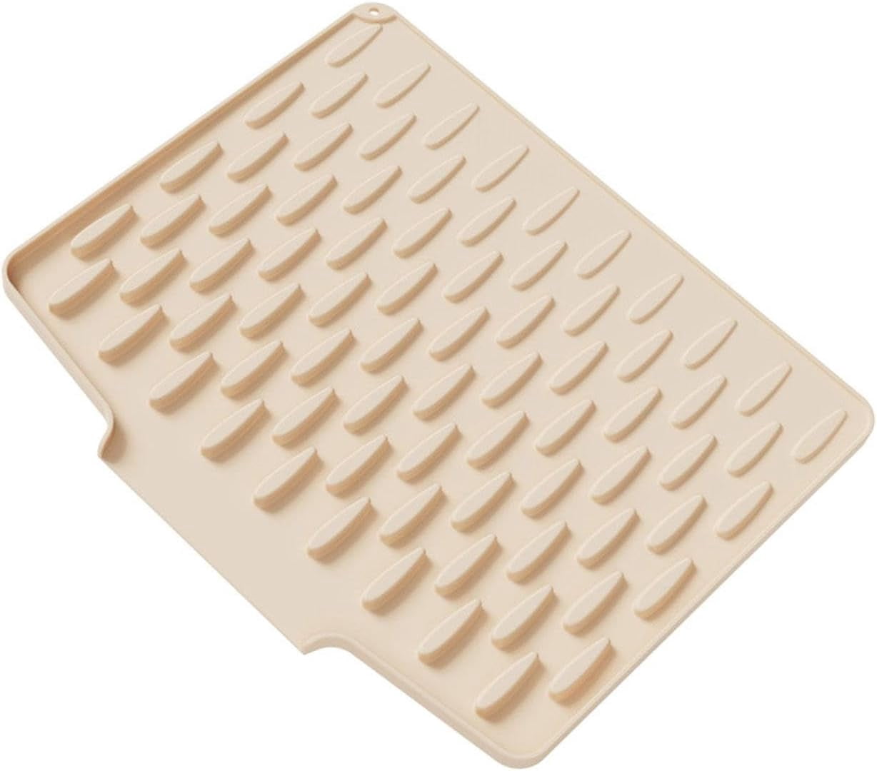 Sloped Silicone Countertop Drain Mat Slanted Design For Quick Water ...