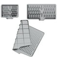 Sloped Silicone Dish Drying Mat With Texture Heat Resistant Sink Tray ...