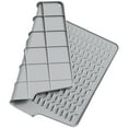 Sloped Silicone Dish Drying Mat With Texture Heat Resistant Sink Tray ...