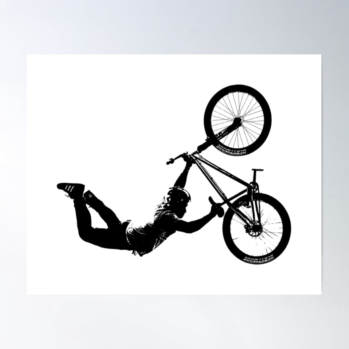 Slopestyle Jump Indian Air Seatgrab By Subgirl Poster Wall Art, Modern ...