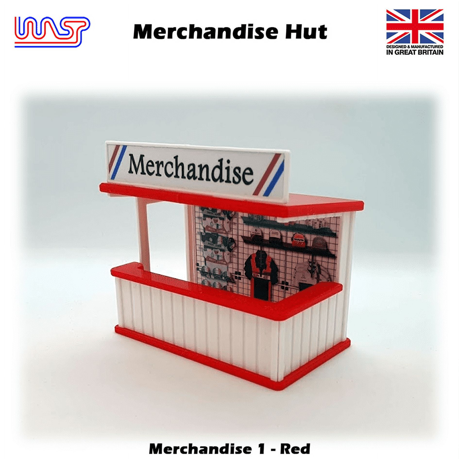 Slot Car Track Scenery Merchandise Hut Red 1:32 Scale Wasp - Walmart.com
