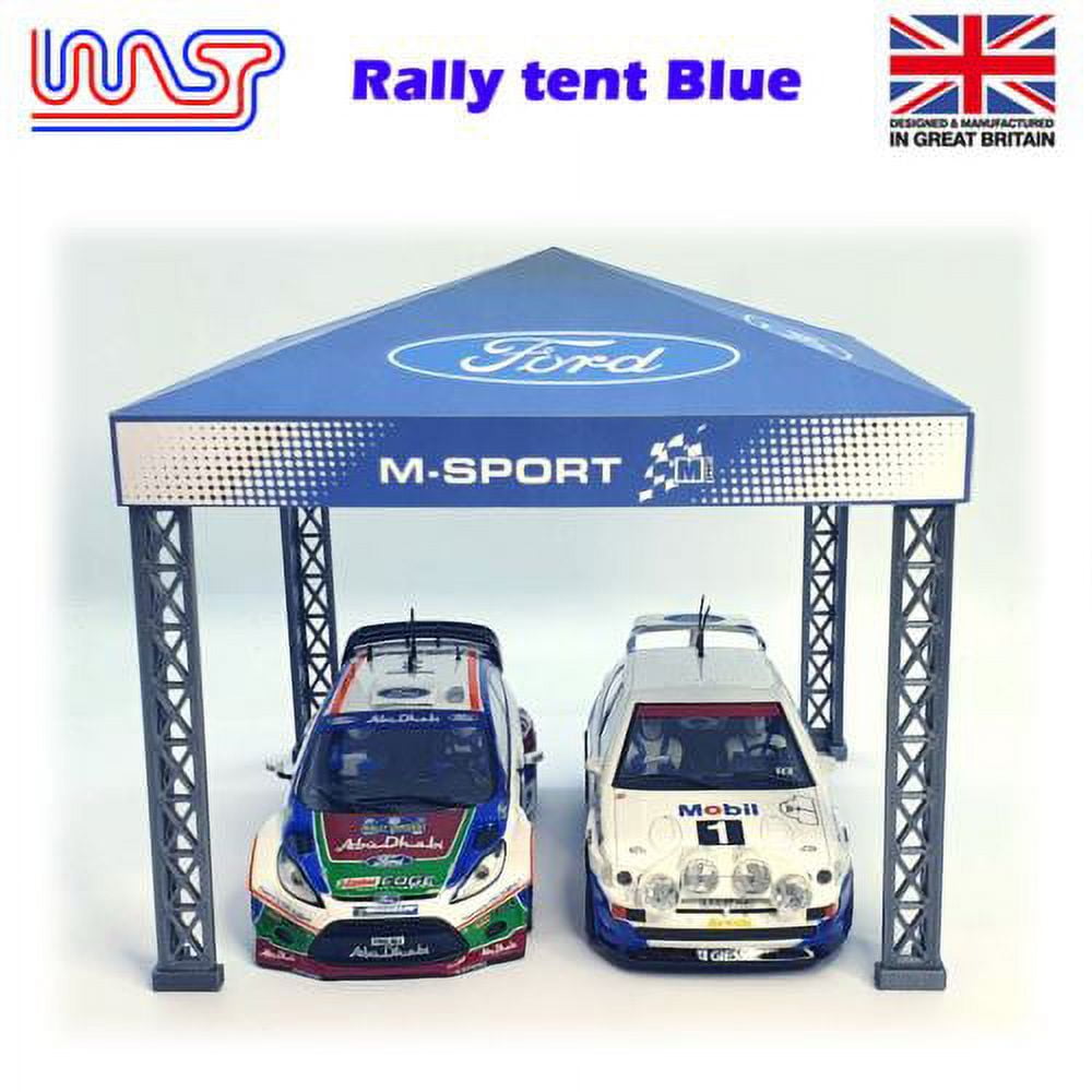 Slot Car Trackside Scenery Rally Service Tent Blue 1:32 Scale WASP ...