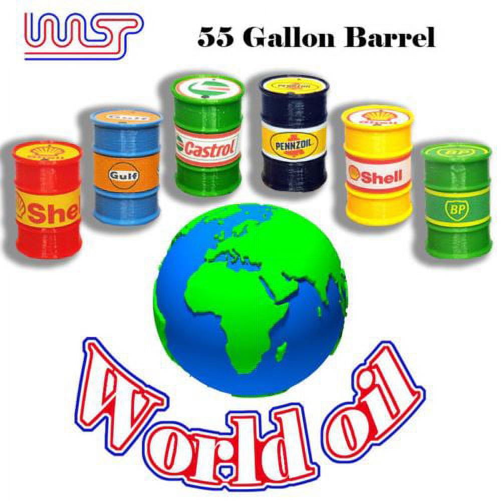 Slot Car Trackside Scenery World Oil Barrel Drum x 6 New WASP - Walmart.com
