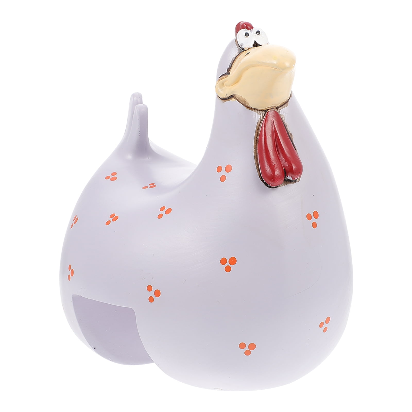 NIAIZEK Grey Resin Chicken Sculpture Garden Decor Ornament Outdoor Yard ...