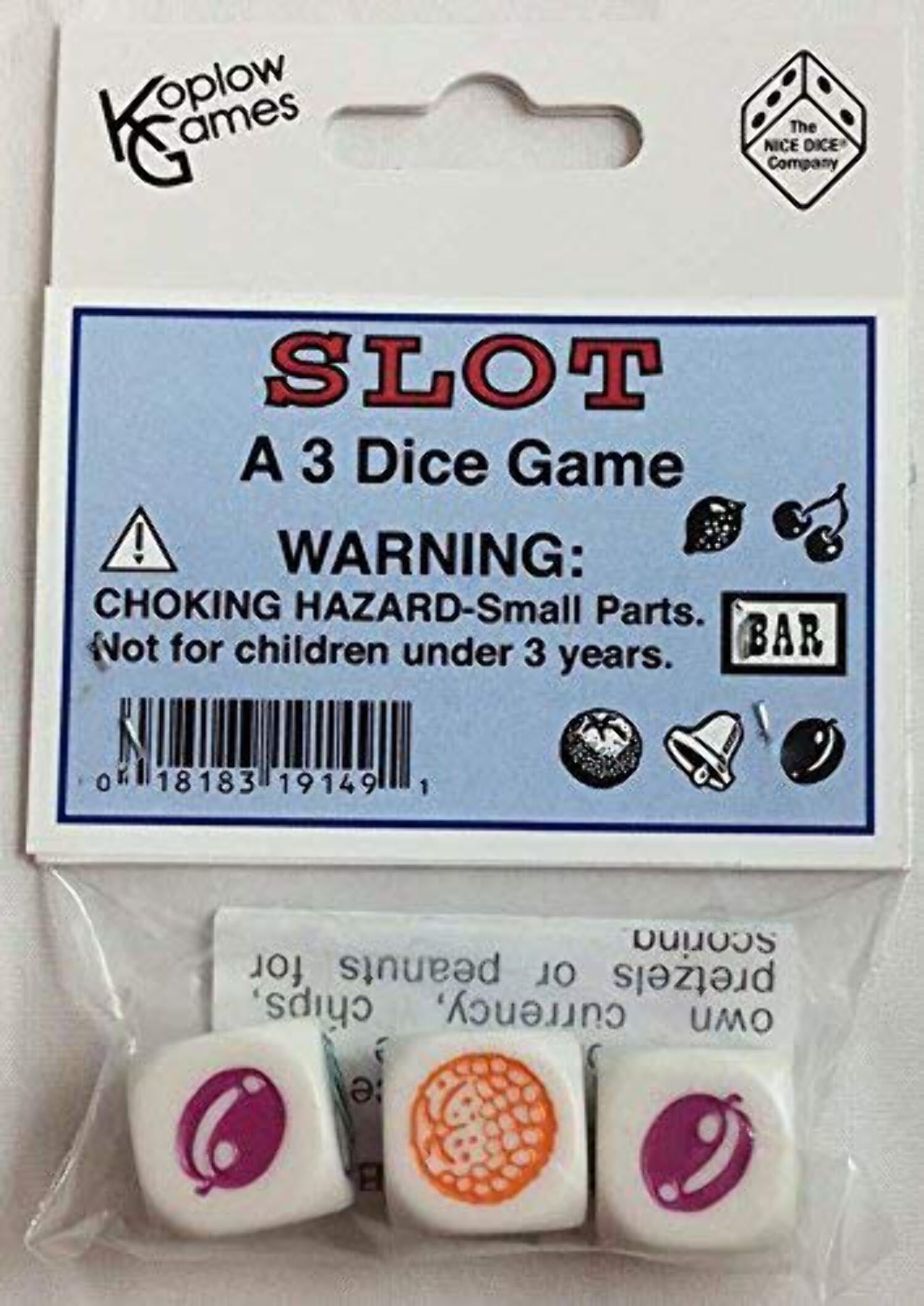 Slot Dice Game D6 16mm (5/8in) Koplow Games - Walmart.com