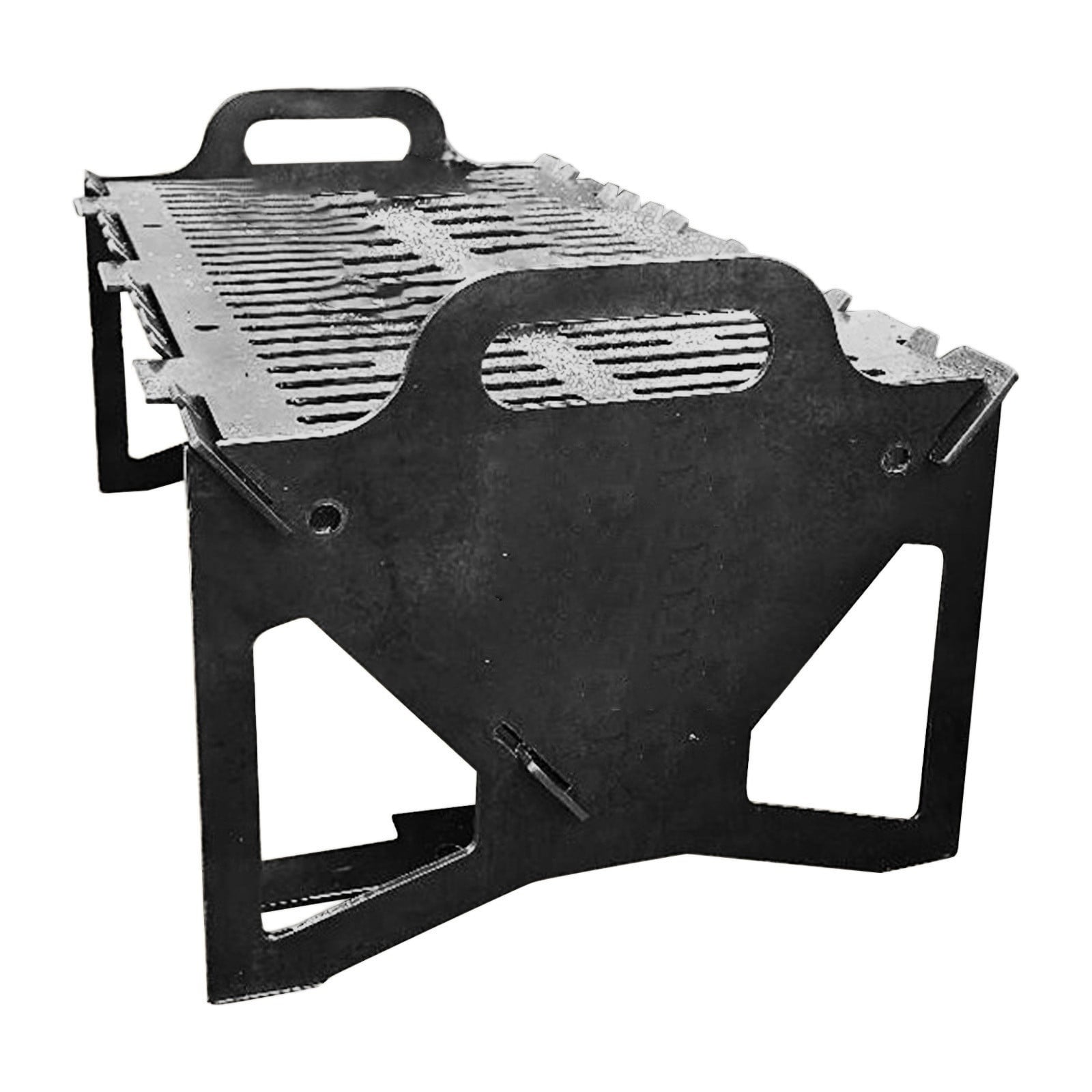 Slot Grill Collapsible BBQ - Steel Folding Camp Grill, Compact ...