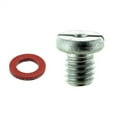 Slot Head Lower Unit Drain Fill Plug Screw & Gasket Kit Fits for Yamaha ...