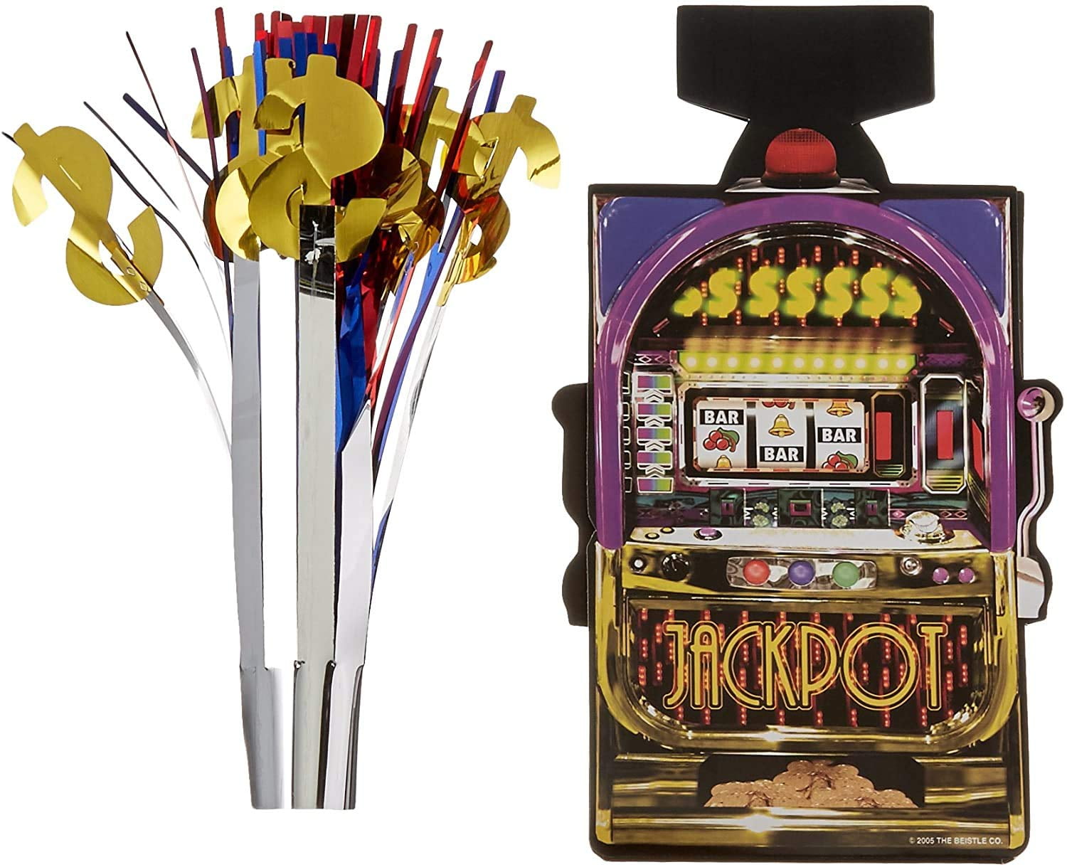 Slot Machine Centerpiece Party Accessory (1 count) (1/Pkg) - Walmart.com