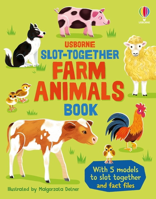 Slot-Together Slot-Together Farm Animals Book, (Board Book) - Walmart.com