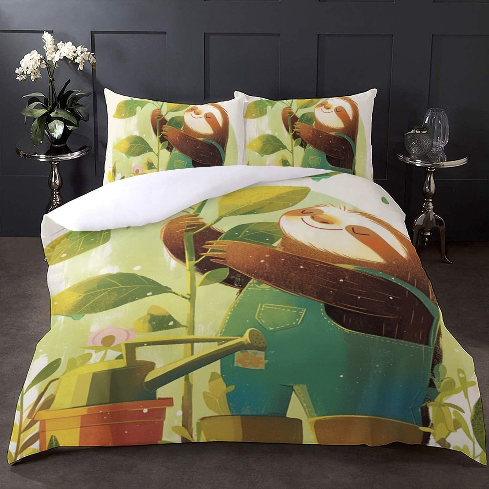 Sloth Bedding Set Quilt Cover 3D Printed Duvet Cover Comforter Covers ...