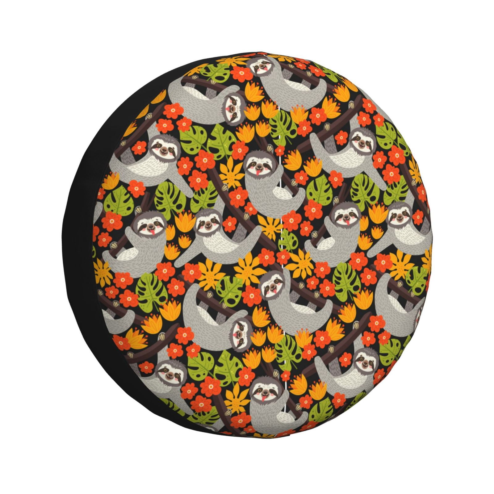 Sloth on the Branch Spare Tire Cover for Trailer Camper RV Truck SUV 15 ...