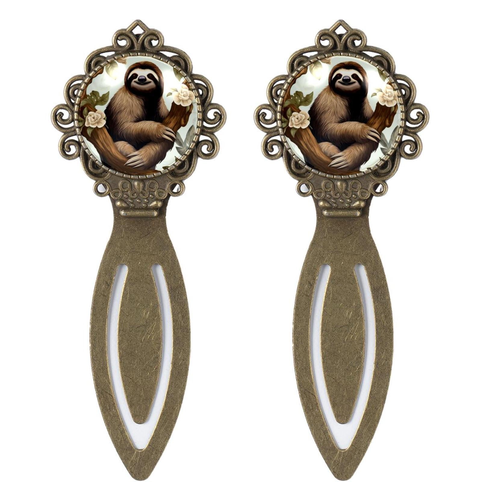 Sloth Elegant Vintage Copper-Colored Lace Bookmarks - Set of 2 ...