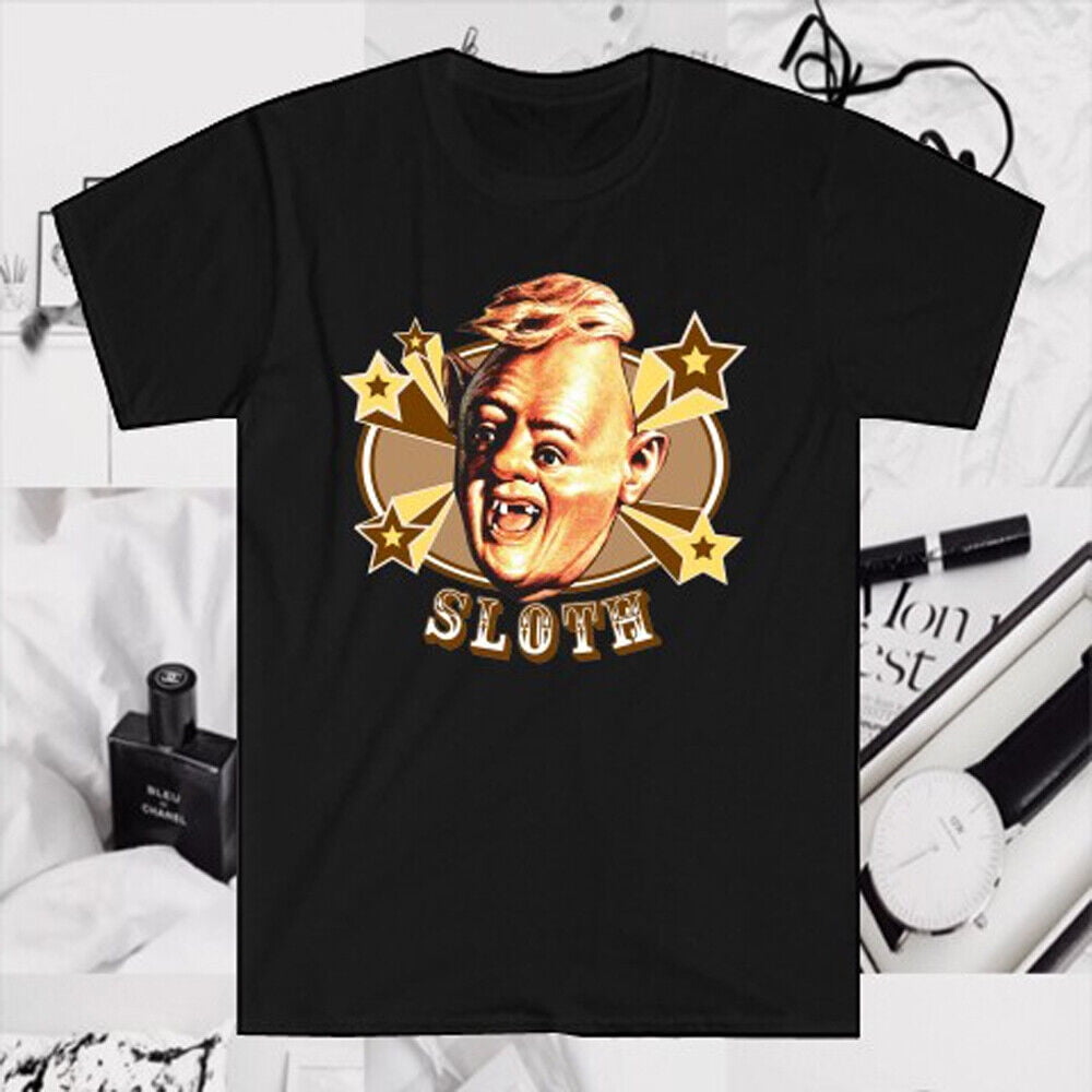 Sloth Hey You Guys The Goonies Men's Black T-Shirt Size S to 5XL ...