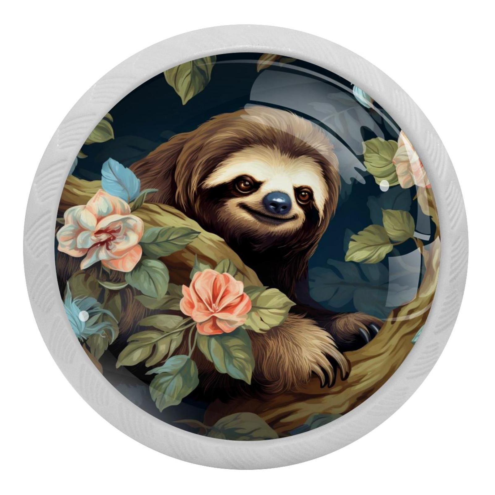 Sloth Kitchen Hardware: Fluorescent Drawer Pulls - Round 4-Pack, Glow ...