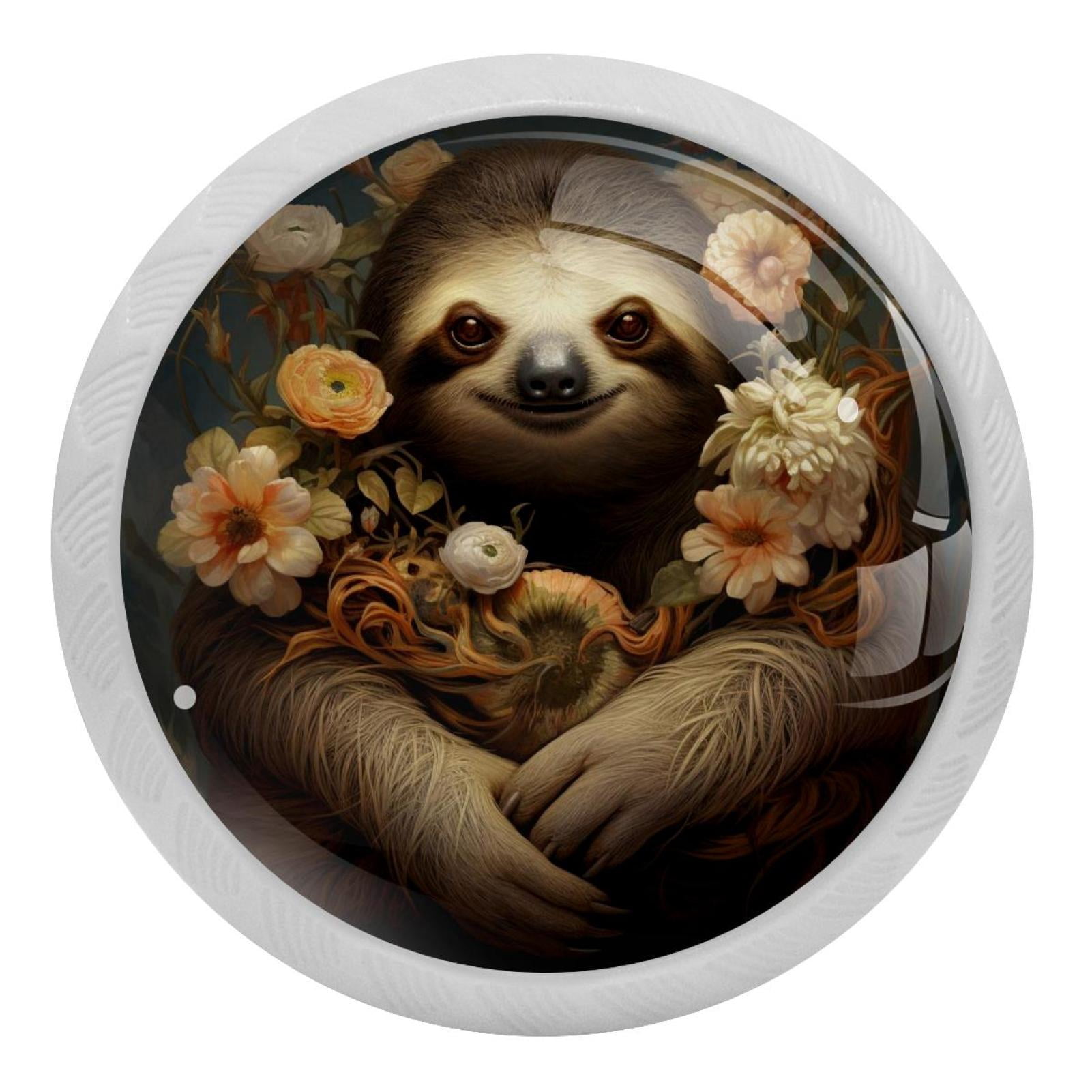 Sloth Kitchen Hardware: Fluorescent Drawer Pulls - Round 4-Pack, Glow ...