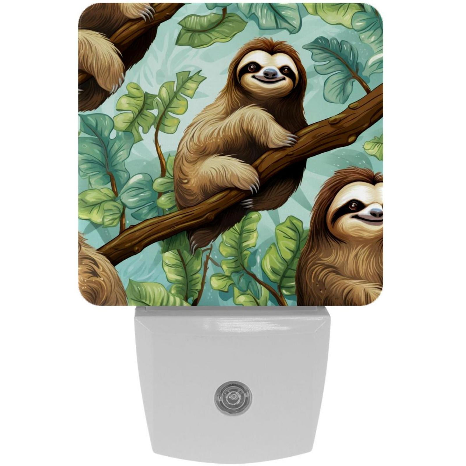 Sloth LED Square Night Light - Energy Efficient and Stylish ...