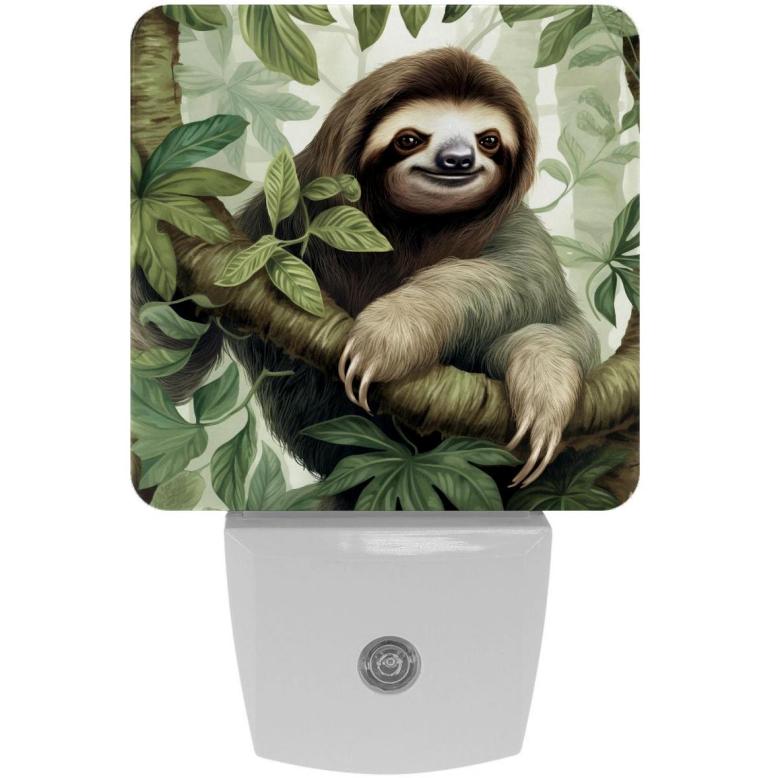 Sloth LED Square Night Lights- Energy Efficient and Stylish ...