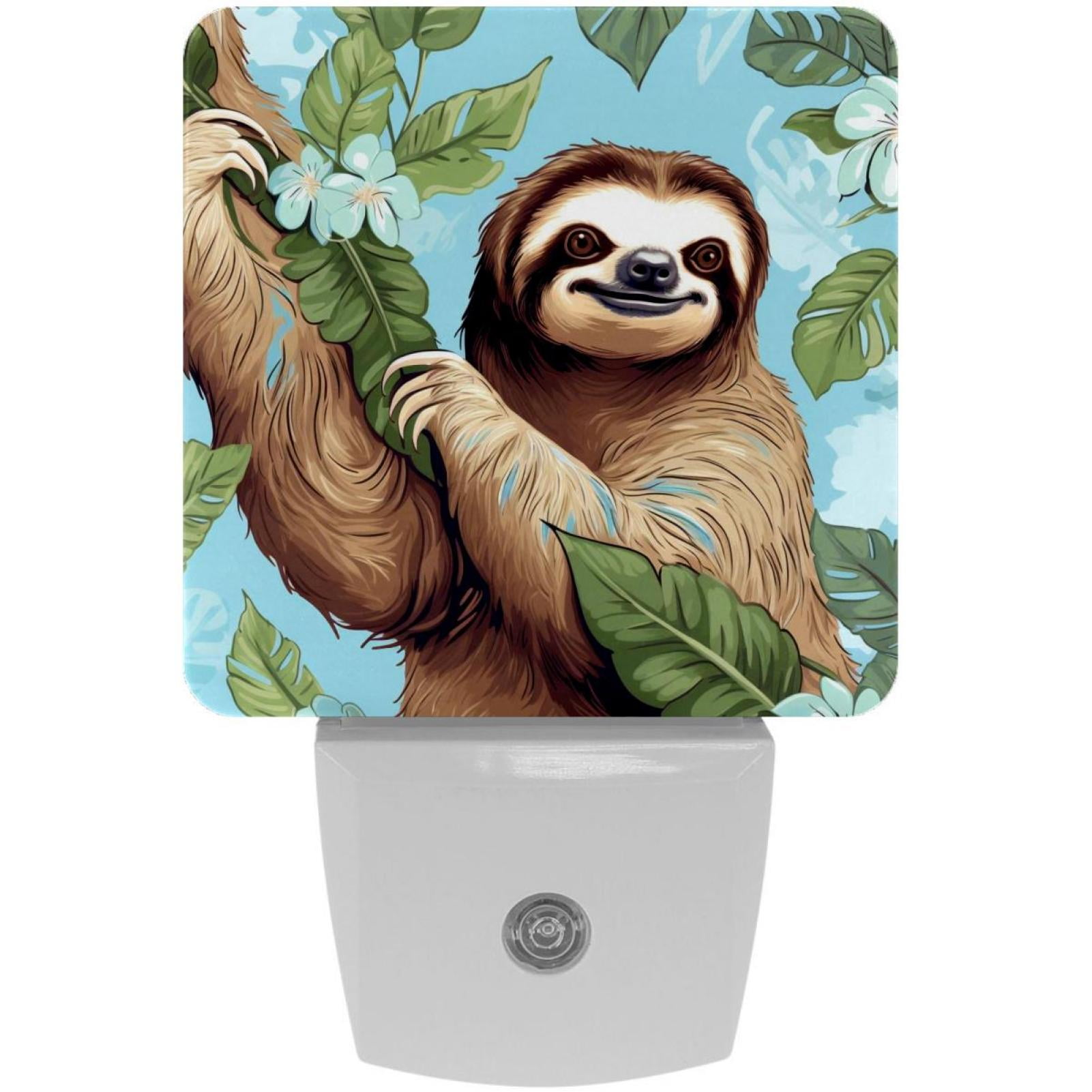 Sloth LED Square Night Lights - Energy Efficient and Contemporary ...