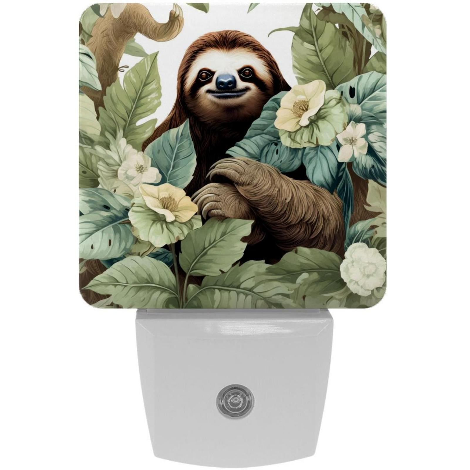 Sloth LED Square Night Lights - Energy Efficient and Stylish Room ...