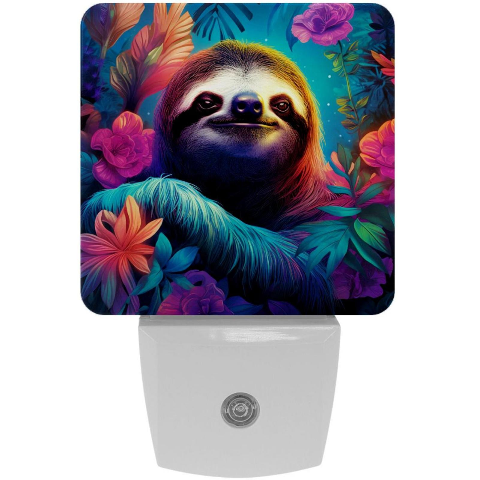 Sloth LED Square Night Lights - Illuminating Your Space with Style ...