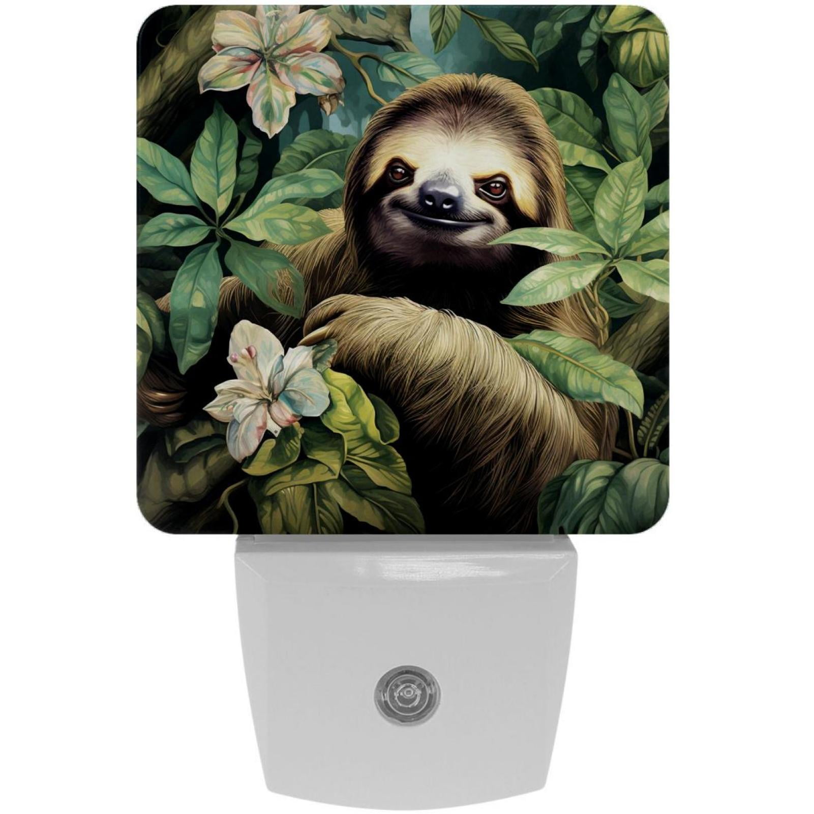 Sloth LED Square Night Lights - Stylish and Convenient Illumination for ...