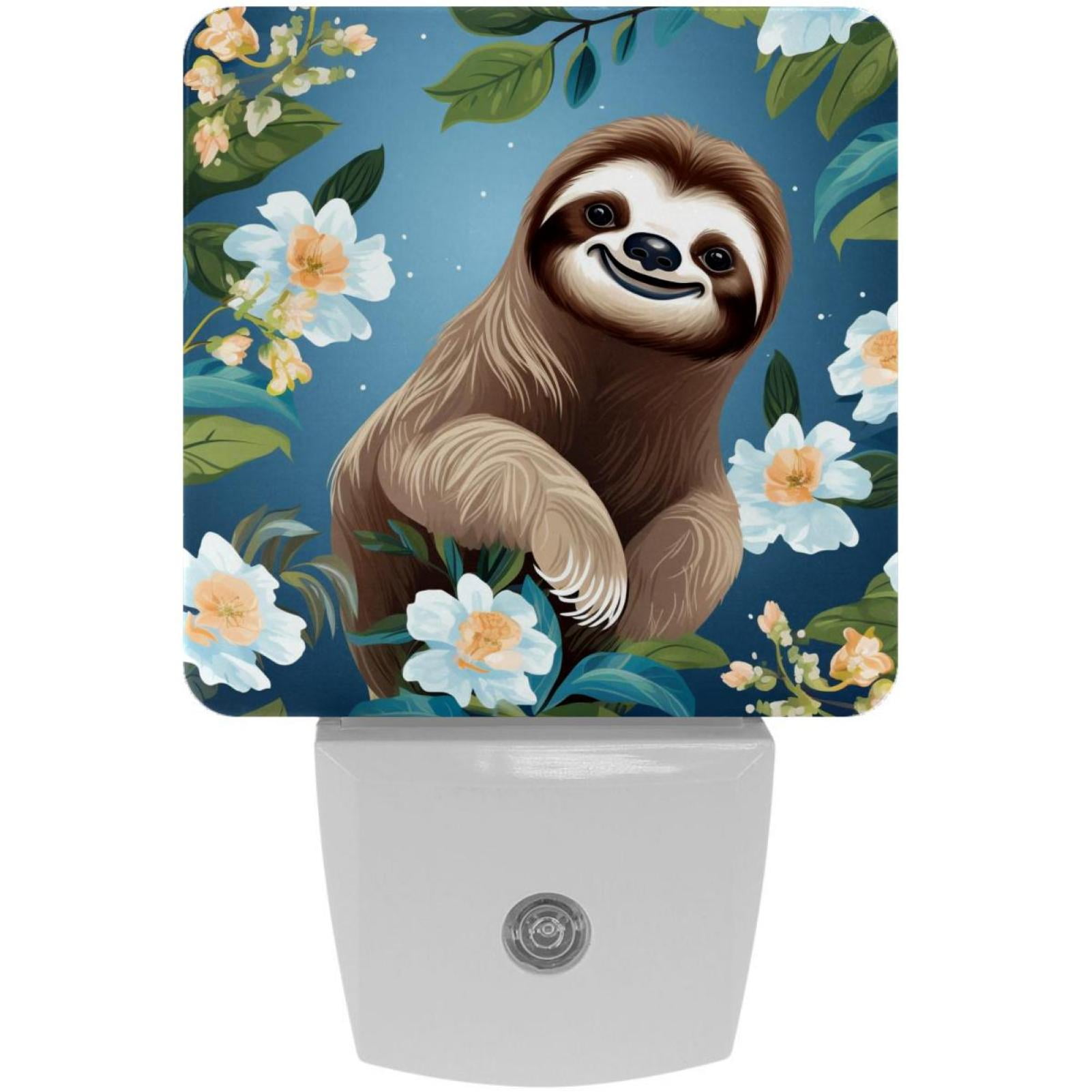 Sloth LED Square Night Lights - Stylish and Energy-Efficient ...