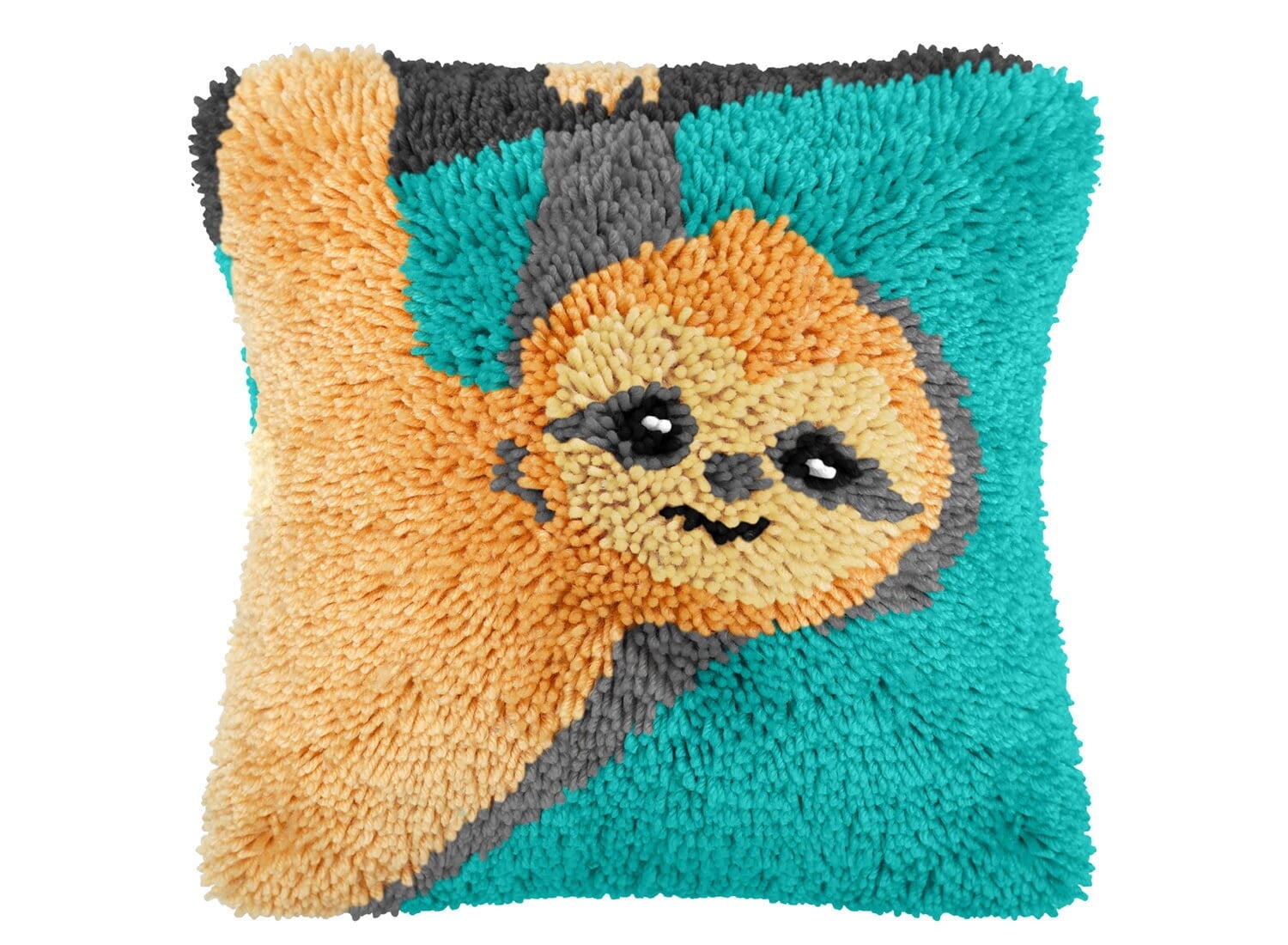 Sloth Latch Hook Kits DIY Throw Pillow Cover Crochet Crafts for ...