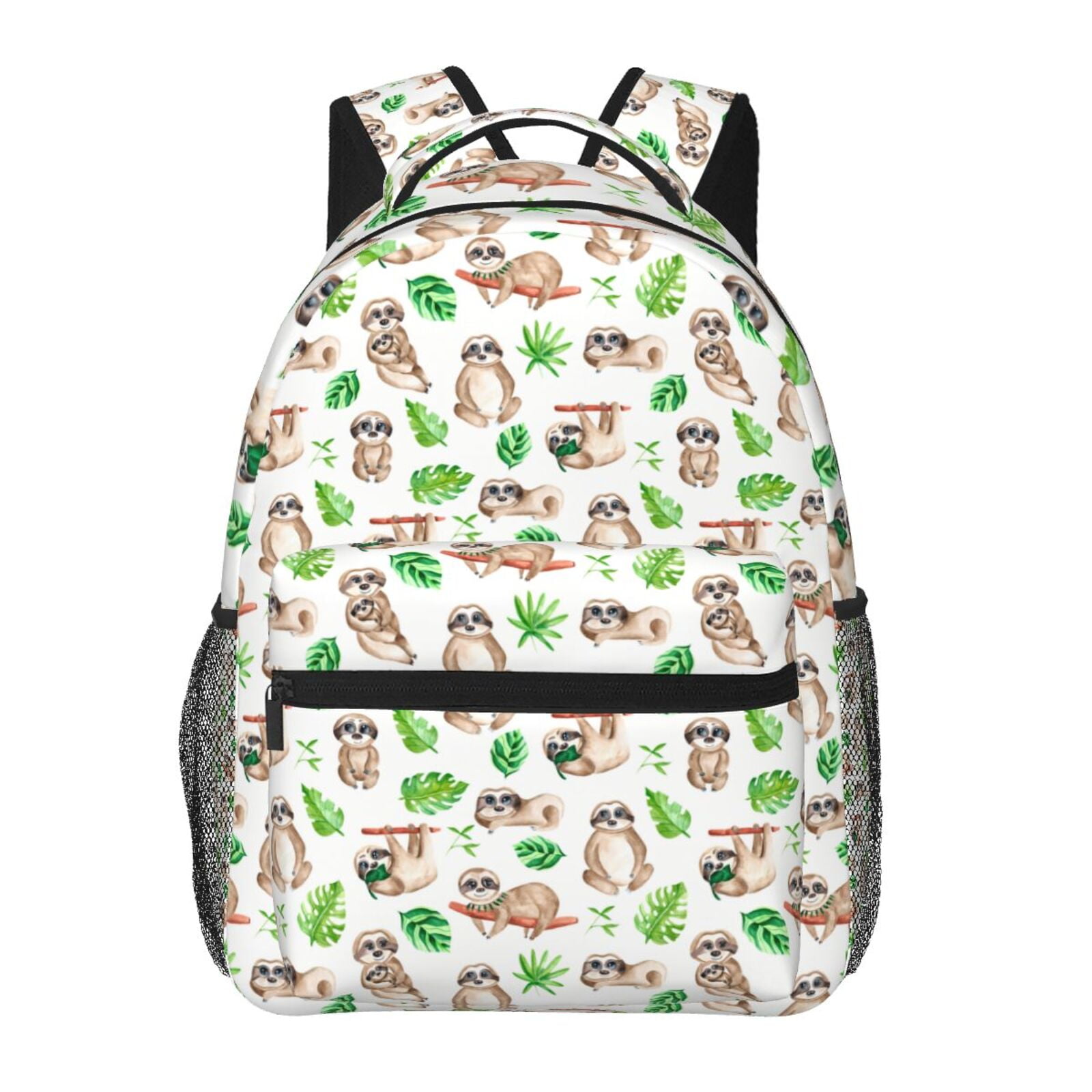 Sloth Leaves Cute Animal Backpack for Men Women Laptop Backpack Hiking ...