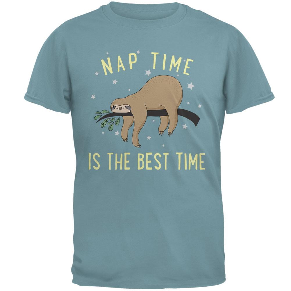 Sloth Nap Time Is The Best Mens T Shirt - Walmart.com