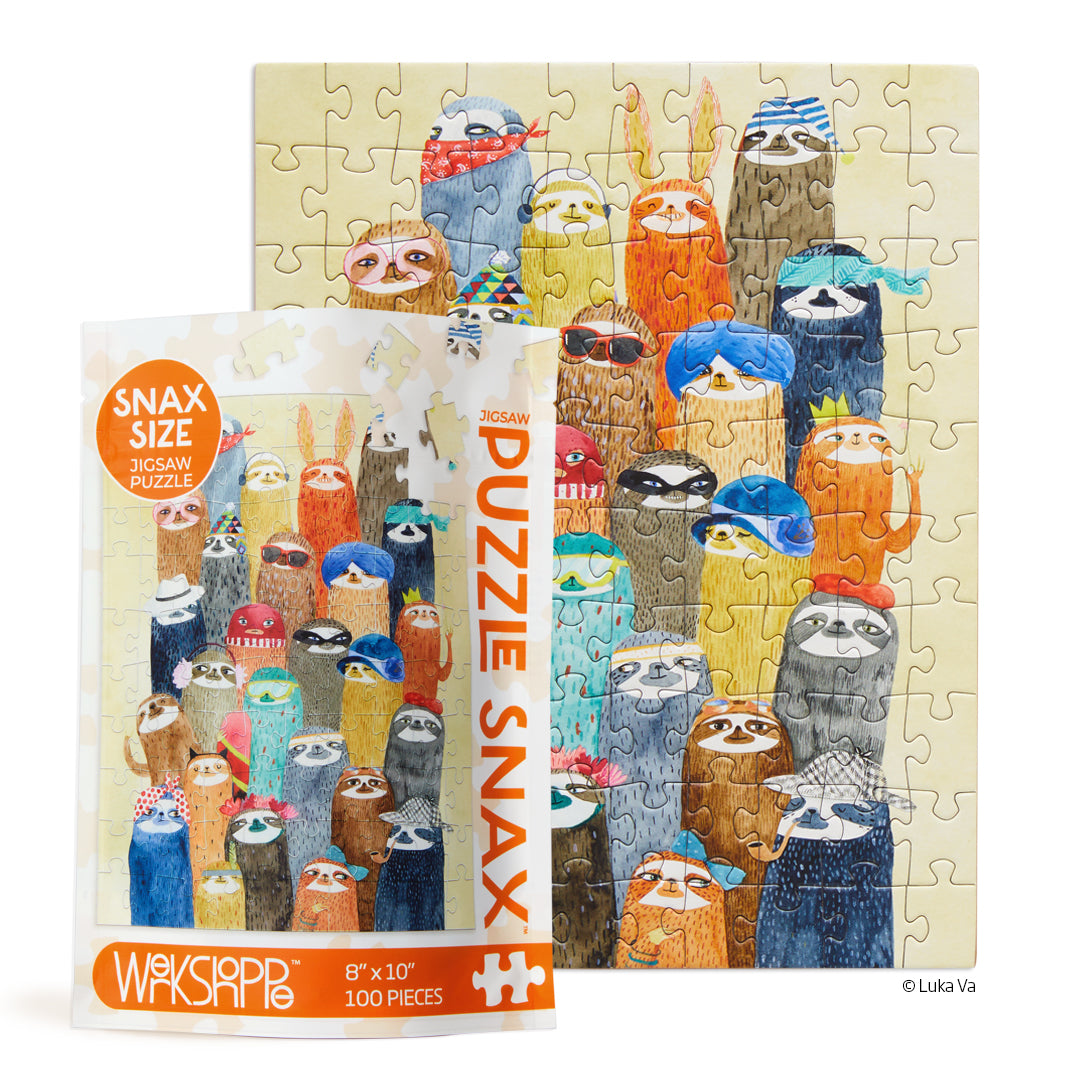 Sloth Party | 100 Piece Jigsaw Puzzle - Walmart.com