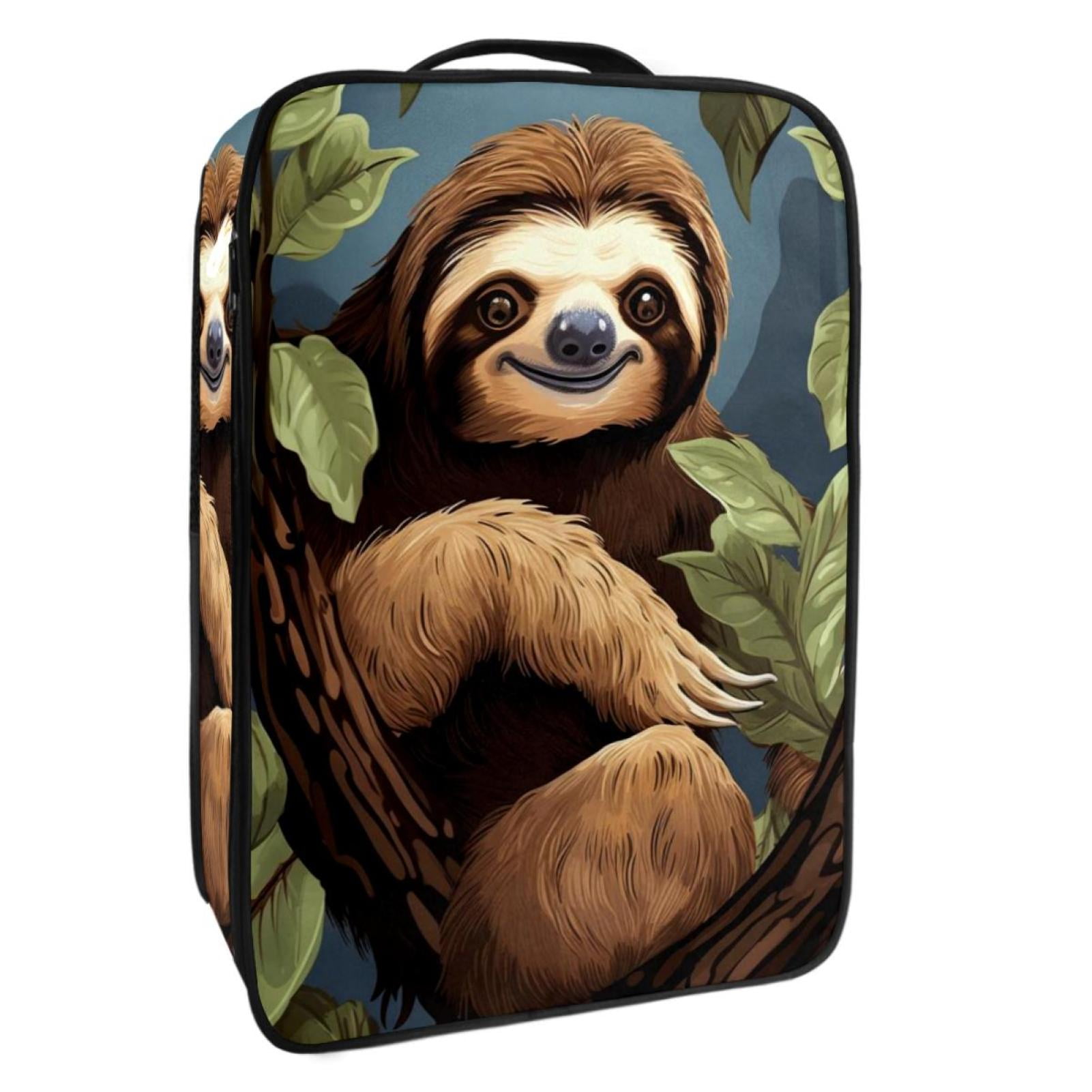 Sloth Polyester Shoe Boxes Organizer, Shoe Containers, 23x31cm/9x12in ...