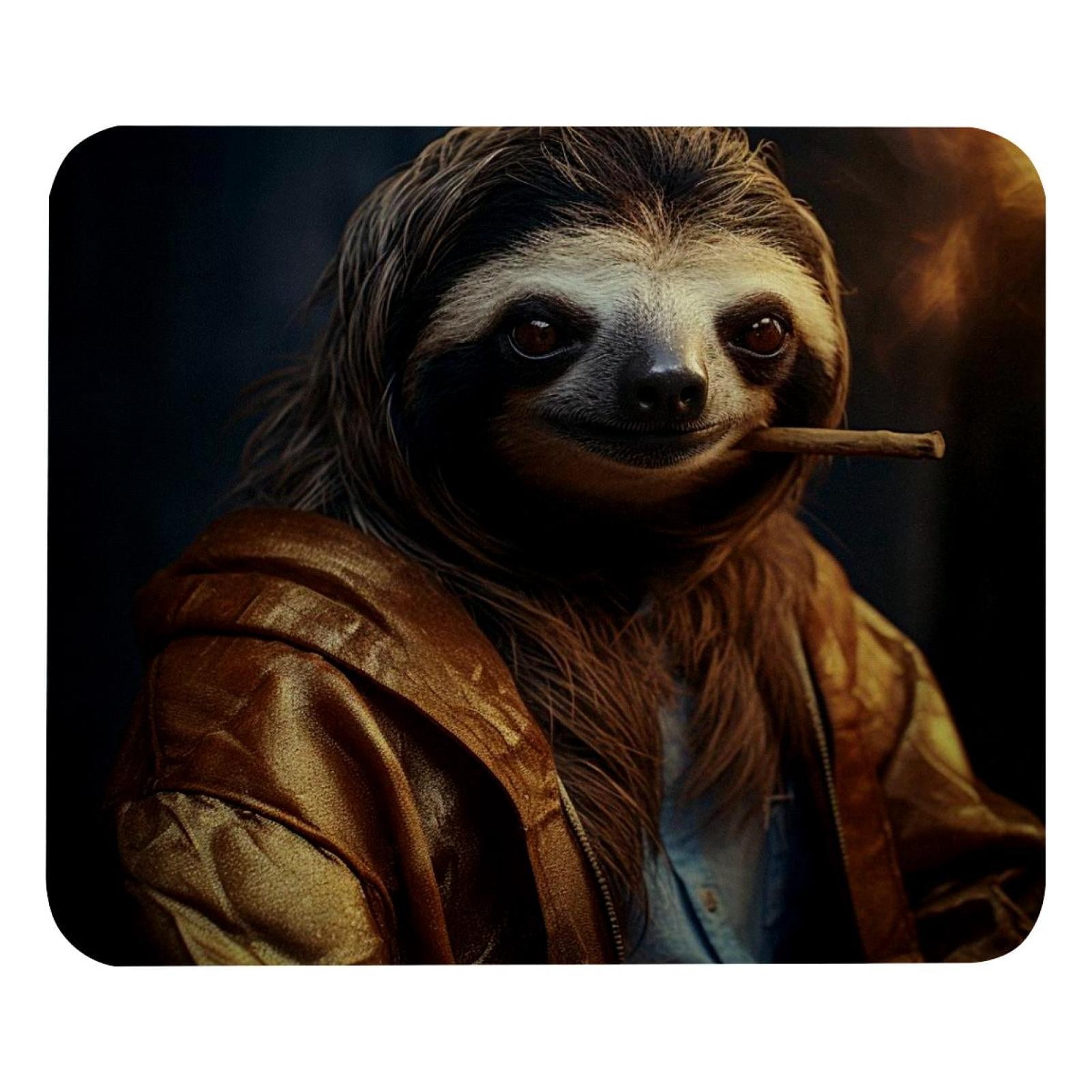 Sloth Printed Non-Slip Rubber Bottom Gaming Mouse Pad 8.3x9.8 Inch ...