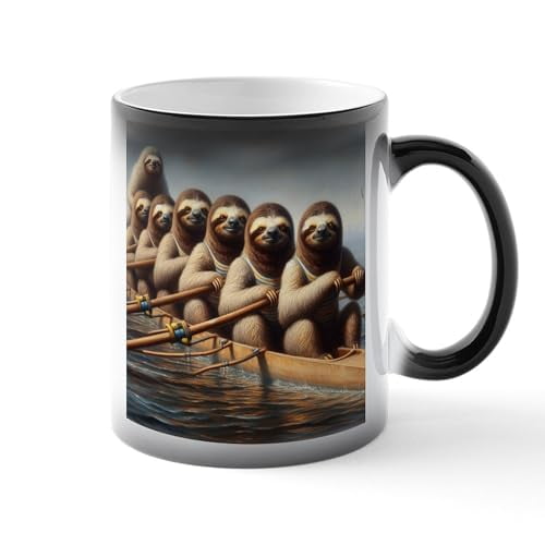 Sloth Rowing Team Mug – A Whimsical & Cozy Addition to Your Family’s ...