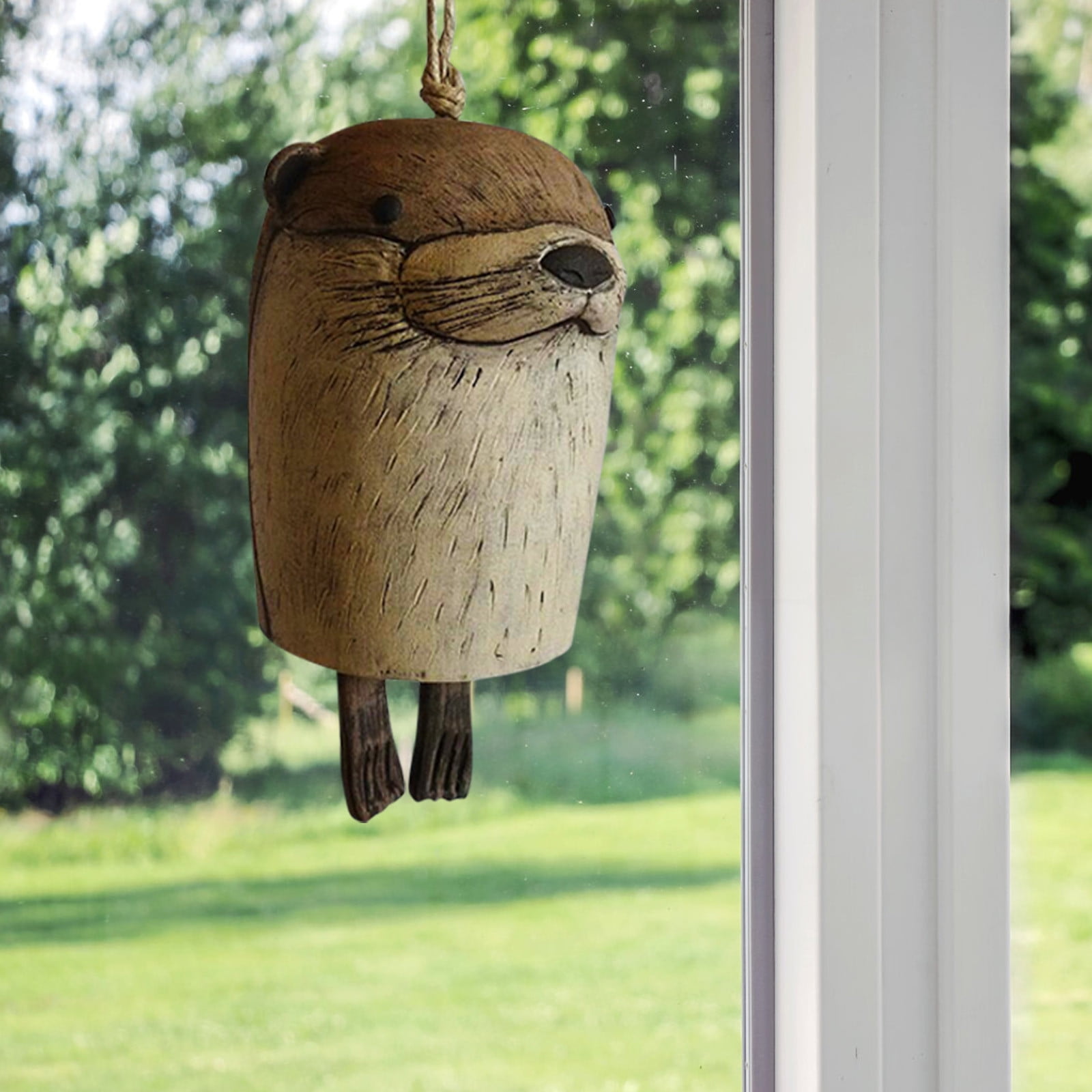Sloth Rustic Animal Wind Chimes Handmade Garden Outdoor Decor, By ...