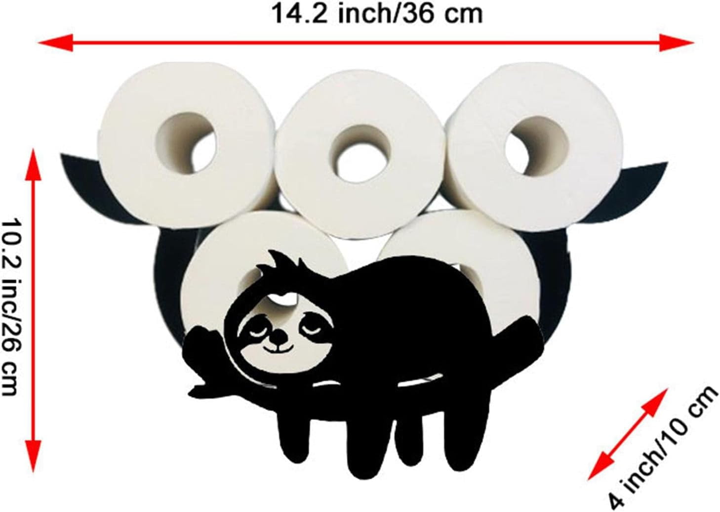 Sloth Shaped Toilet Roll Holder - Toilet Roll Holder Wall Mounted for ...